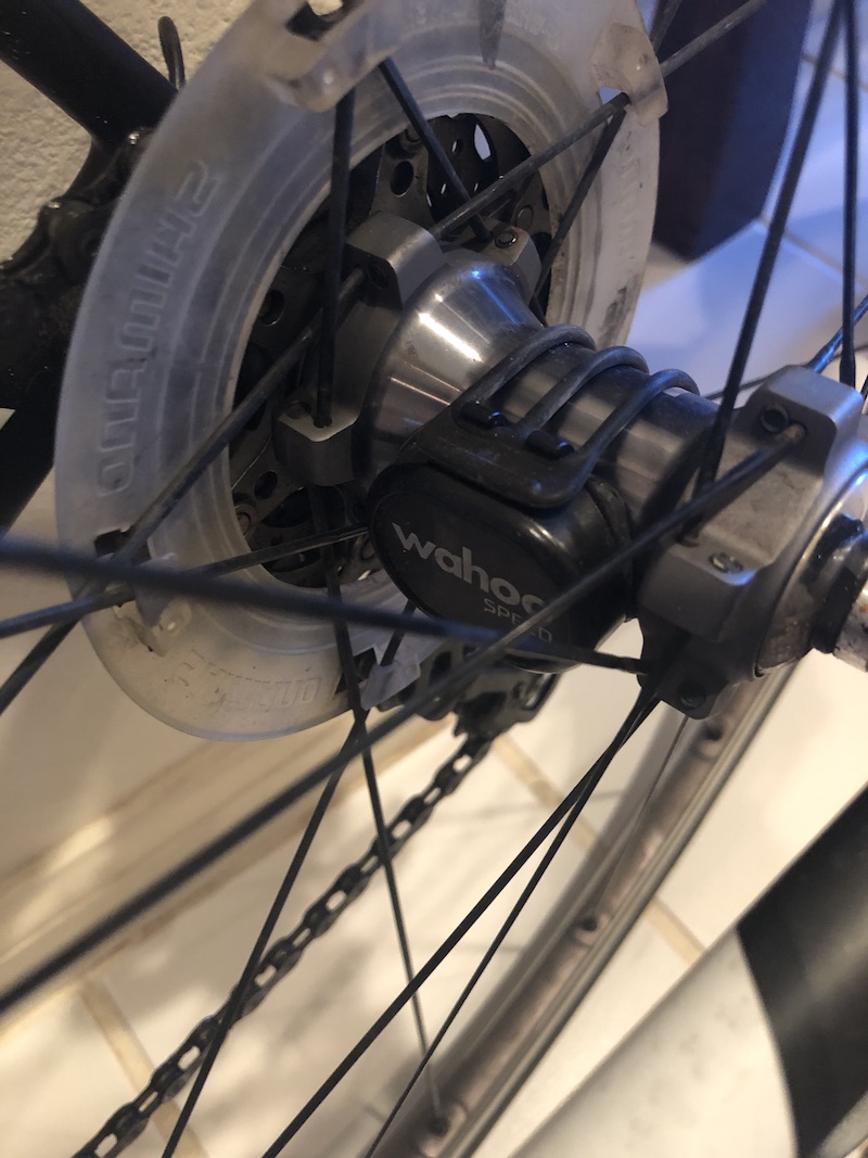 Temporary Wahoo RPM Cadence Mounting | Geeky Ramblings